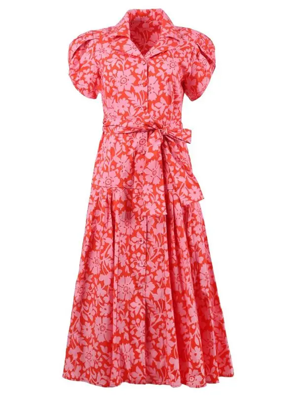 Lhd The Glades Dress - Pink Clementine