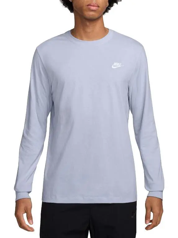 Nike Sportswear Club Long-sleeve T-shirt - Ghost