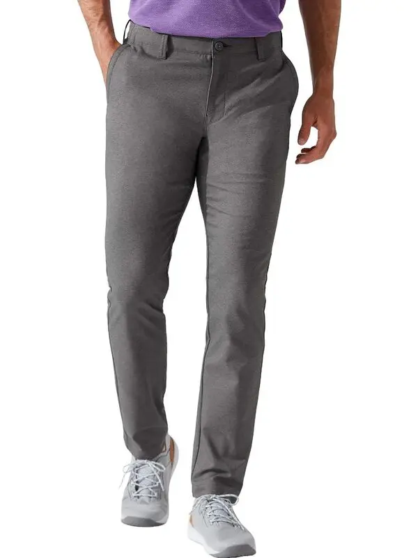 Tommy Bahama On Par Flat-front Trousers - Coal