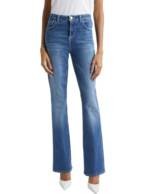L'Agence Selma High-waist Bootcut Jeans - Medina