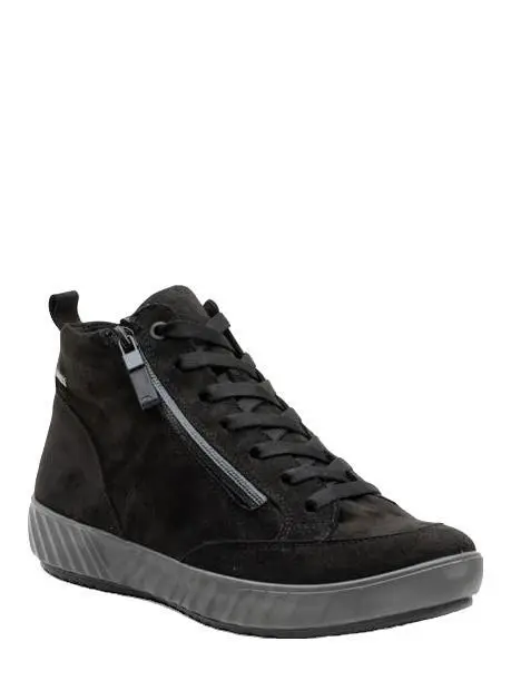 ARA Adrienne Waterproof High-top Sneaker - Black
