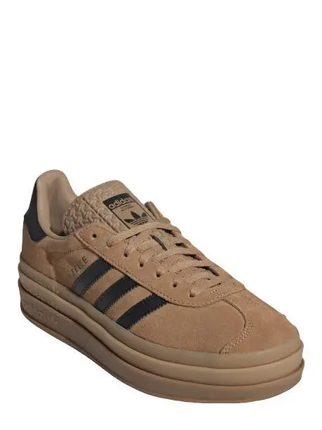 Adidas Gazelle Bold Platform Sneakers - Cardboard/black/gum