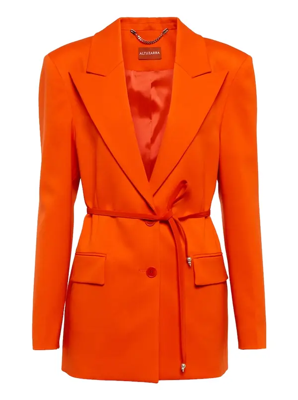 Altuzarra Fenice Wool Blazer - Orange