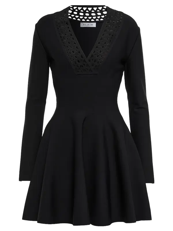 Alaïa Vienne Minidress - Black