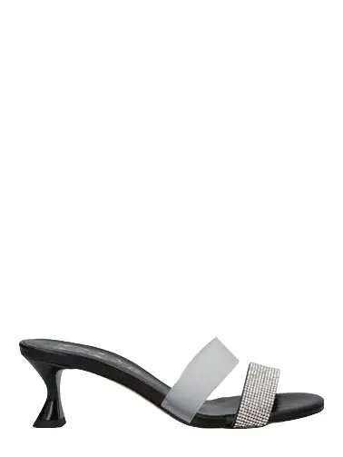 DIVINE FOLLIE Leather Sandals - Black