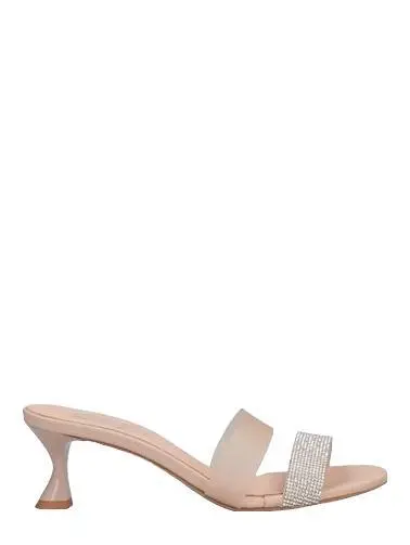 DIVINE FOLLIE Leather Sandals - Pink