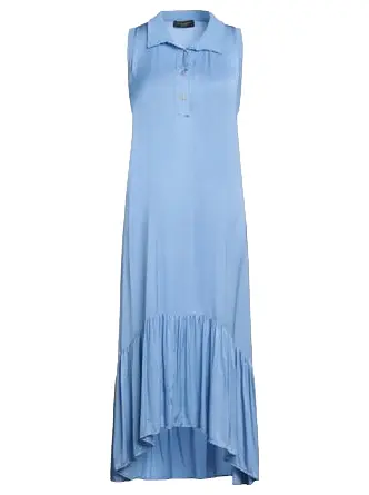 ANGELA MELE MILANO Midi Flared Dress - Blue