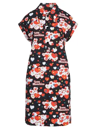 Moschino Printed Shirt Dress - Black
