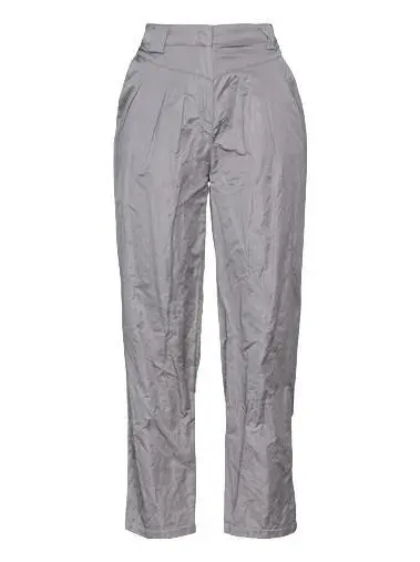 MANILA GRACE Tapered Crinkled Pants - Grey