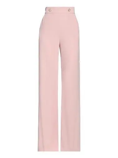 Pinko Crepe Wide Leg Pants - Pink