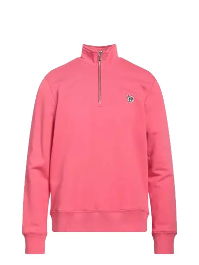 Paul Smith Sweatshirt In Organic Cotton - Pink