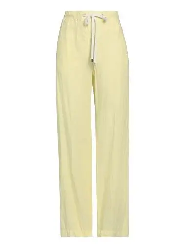 Peserico Straight-leg Linen-blend Pants - Yellow