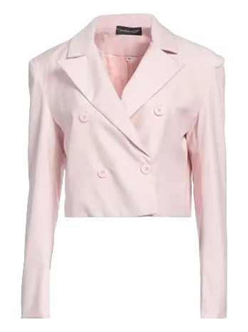VANESSA SCOTT Double-breasted Blazer - Pink