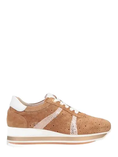 STELE Low-top Leather Sneakers - Brown