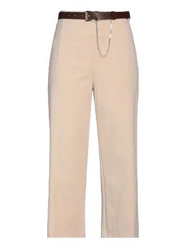 SISTE'S Pants With Belt - Beige