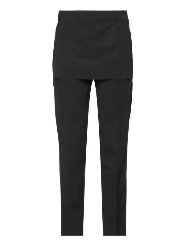 Givenchy Wool Blend Tapered Slim-leg Pants - Black