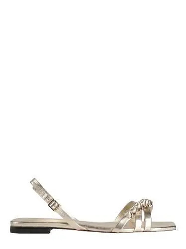 Santoni Soft Leather Sandals - Grey