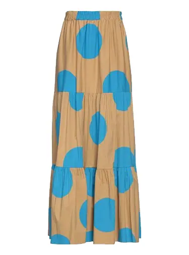 VANESSA SCOTT Maxi Flared Skirt - Blue