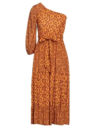 SISTE'S Midi Dress - Orange