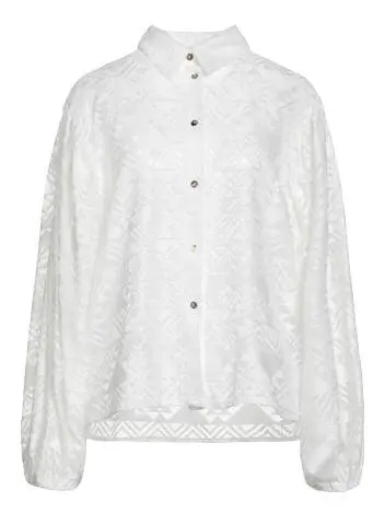 HAVEONE Lace Shirt - White