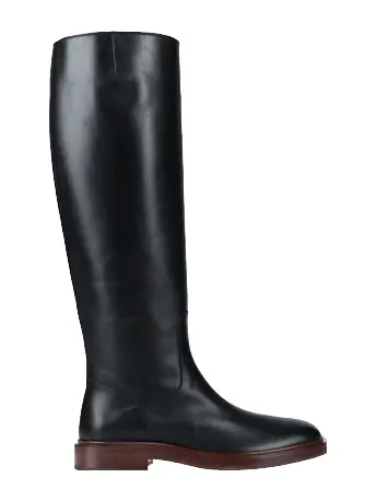 TOD'S Leather Riding Boots - Black