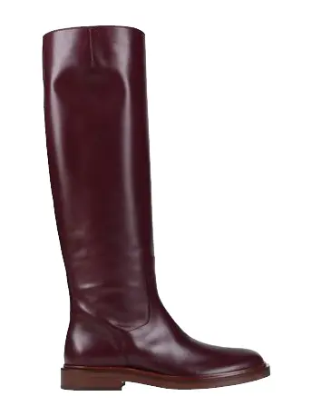 TOD'S Leather Riding Boots - Red