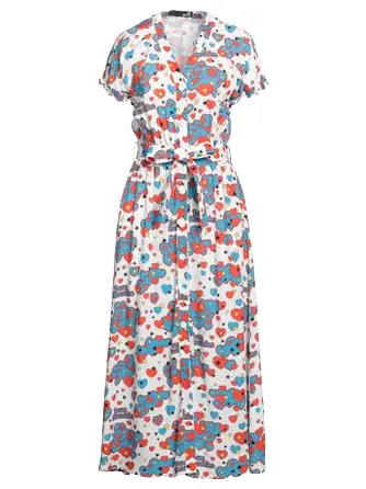 Moschino Viscose Maxi Shirt Dress - White