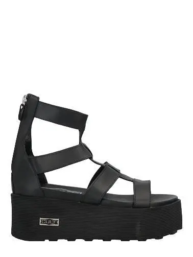 CULT Sandals Size Textile Fibers - Black