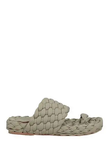 PALOMA BARCELO Textile Fibers Thong Sandals - Military Green