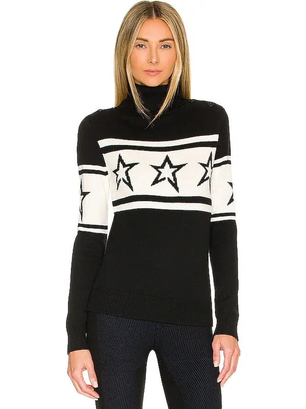 Perfect Moment Chopper Sweater - Black
