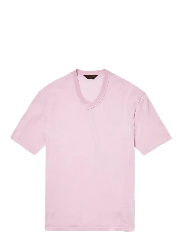 Zegna Wool T-shirt - Pink