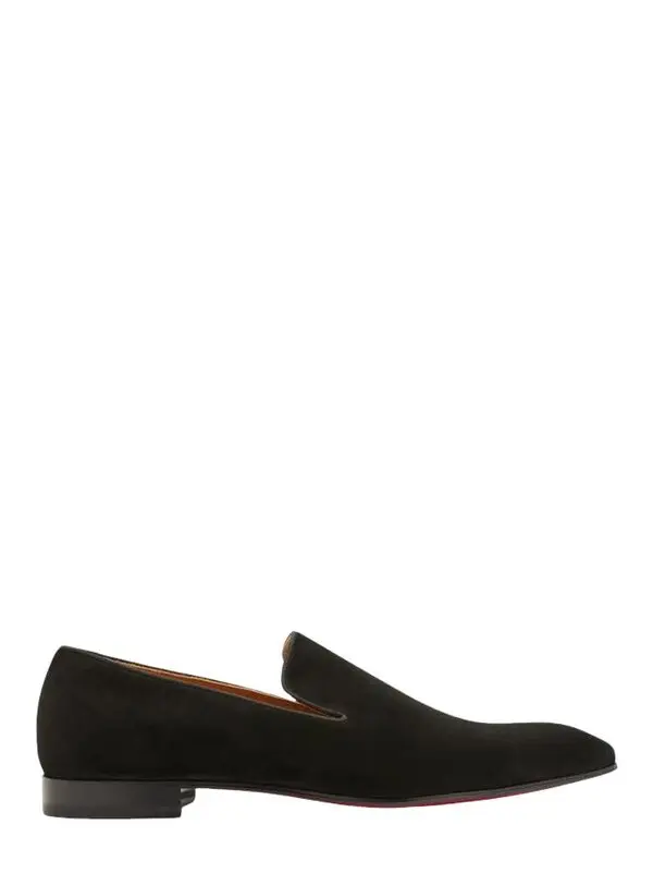 CHRISTIAN LOUBOUTIN Dandelion Suede Loafers - Black