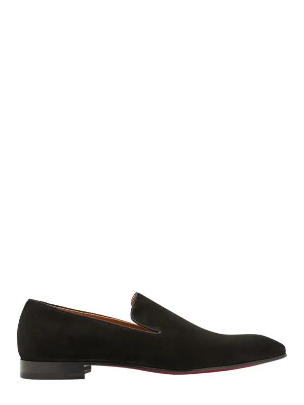 CHRISTIAN LOUBOUTIN Dandelion Suede Loafers - Black