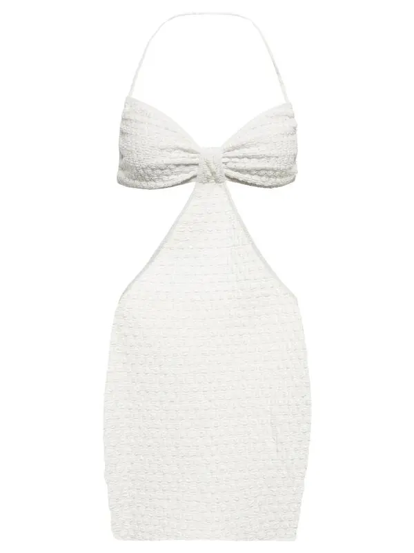 BANANHOT Anna Cutout Minidress - White