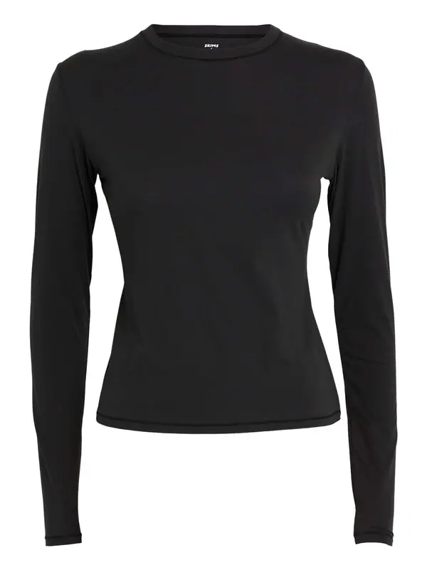 SKIMS Long-sleeved T-shirt - Black