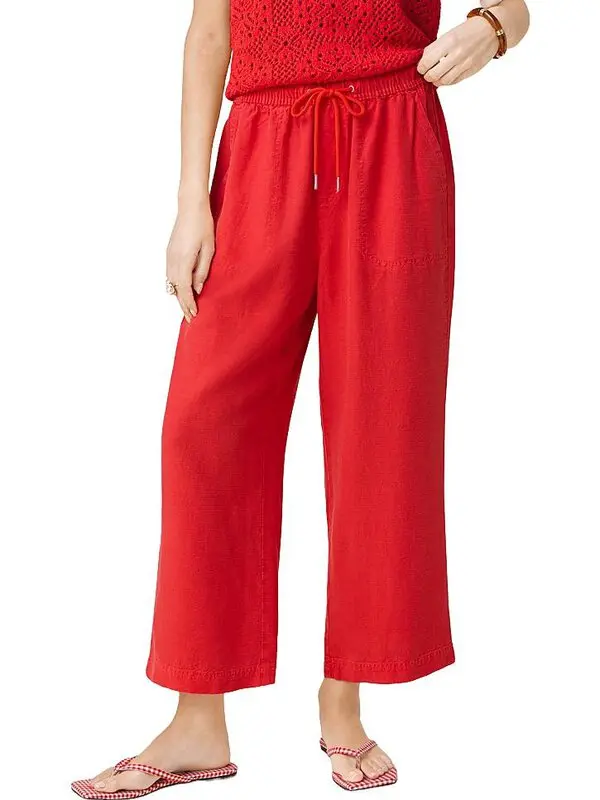 Splendid Angie Cropped Wide Leg Pants - Firework