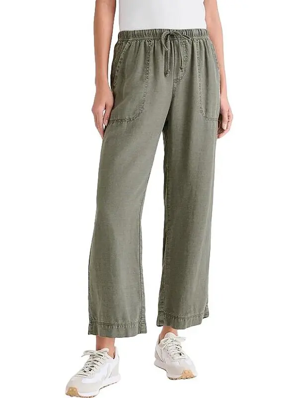 Splendid Angie Cropped Wide Leg Pants - Soft Vob