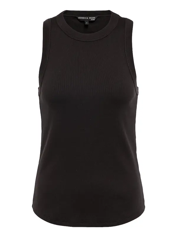 Veronica Beard Jordyn Cotton-blend Tank Top - Black