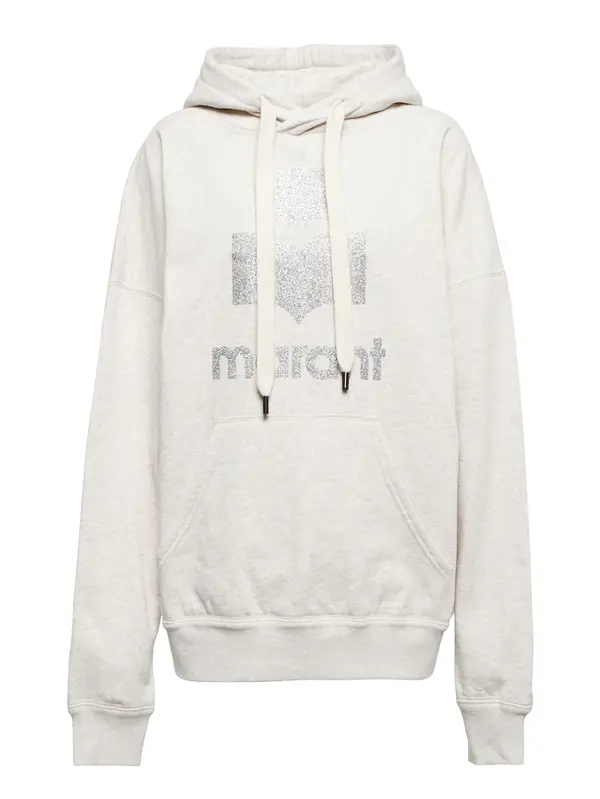 MARANT ETOILE Mansel Logo Hoodie - Beige