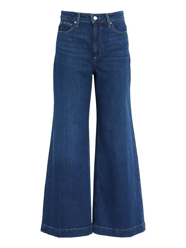 Paige Wide-leg Harper Jeans - Blue
