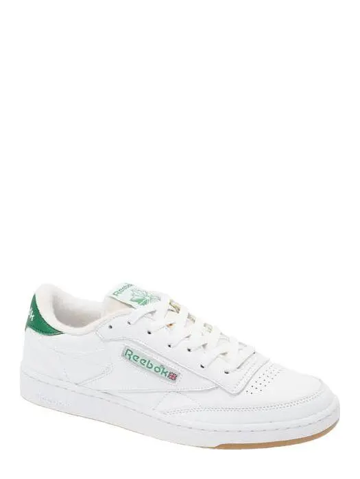REEBOK Club C 85 Vintage Sneaker - White/glengreen/rubbbergum