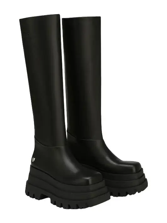 NAKED WOLFE Sasha Platform Boots - Black
