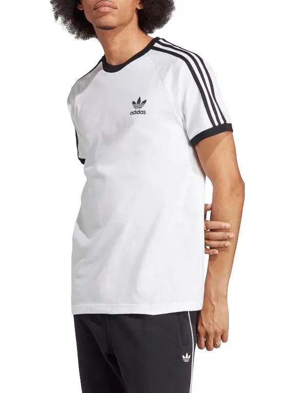 Adidas Adicolor 3-stripes T-shirt - White