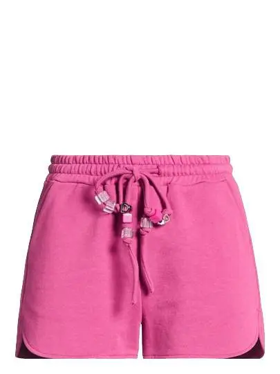 DONDUP Athletic Solid Color Shorts - Magenta