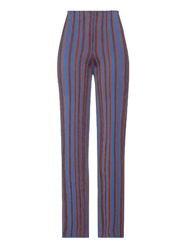 KAOS Striped Knit Pants - Blue