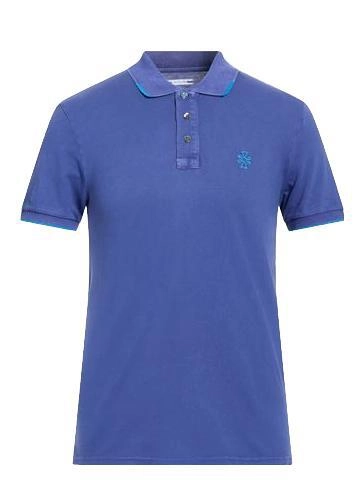 JACOB COHЁN Polo Shirt Size Cotton, Elastane, Lyocell - Blue