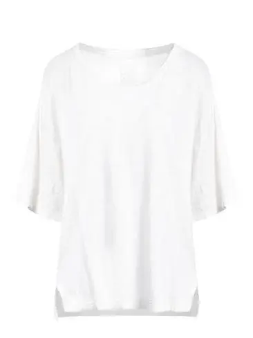 120% Lino Linen T-shirt - White