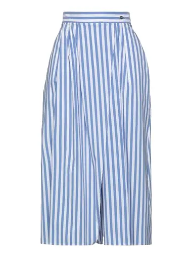 Elisabetta Franchi Striped Midi Skirt - Blue