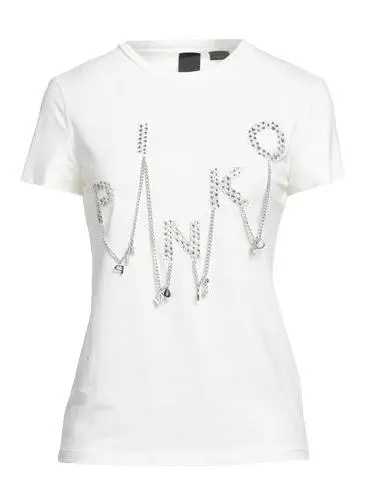 Pinko T-shirt With Crystal Embellishments - White