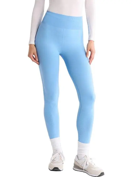 HALFDAYS Sophia Rib High-waist Leggings - Forget Me Not